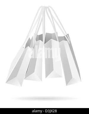 White package box on gray background. 3d rendering Stock Photo - Alamy