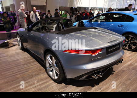E-Type Jaguar rear view Stock Photo - Alamy