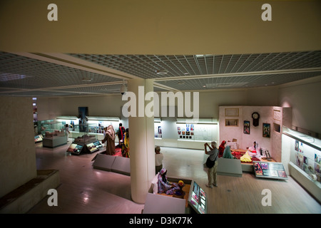 Exhibits on display at the Bahrain National Museum, Manama, Bahrain ...
