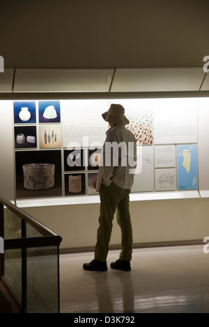 Exhibits on display at the Bahrain National Museum, Manama, Bahrain ...