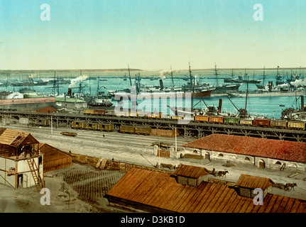 The Port Practique, Odessa, Ukraine, Russian Empire, ca. 1895 - 19th ...