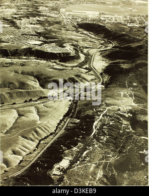 This 1950s aerial shot of the San Diego area, captured by Howard ...