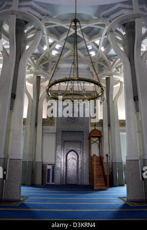 (dpa) - The picture shows the interior of Europes biggest mosque in ...