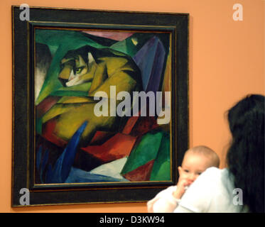 Tiger 1912 Painting By Franz Marc German Expressionist Artist Stock ...