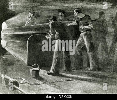 The Confederate steam-powered ironclad ship CSS Virginia, in the ...