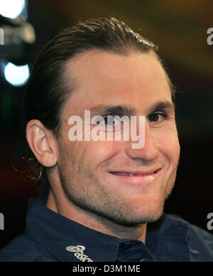 German Faris Al-Sultan is pictured on the cycling track at the Ironman ...