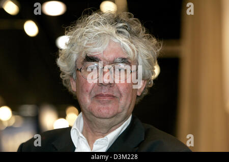 Dutch author Geert Mak is pictured with his wife Mietsie in the library ...