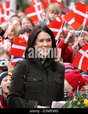 Crown Princess Mary as she Saturday in the Botanical Gardens in Aarhus ...