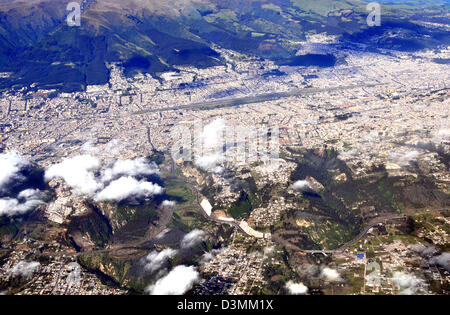 aerial view of Mariscal Sucre international airport Quito Ecuador Stock ...