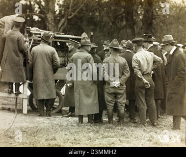 The Gun Synchronization Test, conducted during World War I (1914-1918 ...