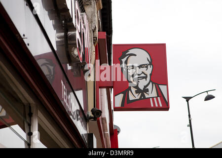 kfc shop sign Stock Photo - Alamy