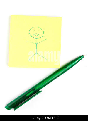 Drawing in notepad Stock Photo - Alamy