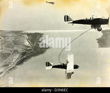 The first aerial refueling took place in San Diego in 1923, involving ...