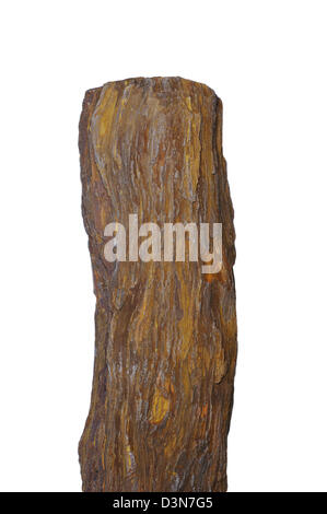 native Limonite stone isolated on white Stock Photo - Alamy