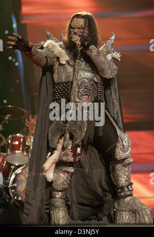 Lordi The 2006 Eurovision Song Contest winners and Finnish heavy metal ...