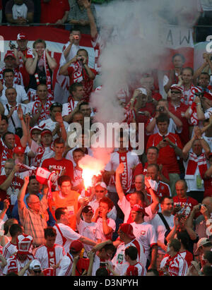 A flare is lit during the FIFA World Cup Group D Australia versus the ...