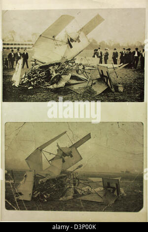 The 1911 aircraft accident involving Eugene Ely at the Georgia State ...