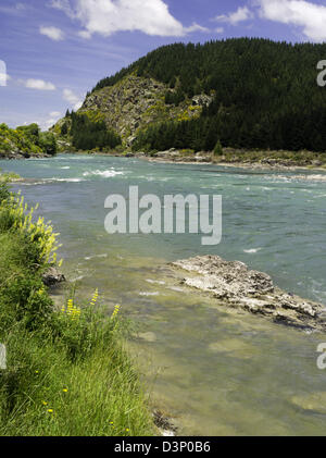 Clutha River/Mata-Au, , NZ, New Zealand, Otago, S 44 46' 6'', N 169 19 ...