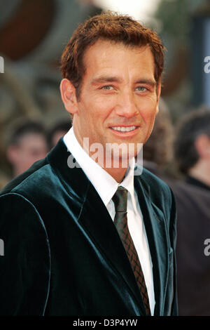 British actor Clive Owen smiles for the cameras waiting for the ...
