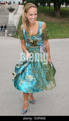 Marijana Kostic, wife of German soccer legend Lothar Matthaeus, poses ...