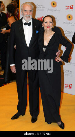 Christopher Lee and wife Gitte Lee Dreamball Gala held at the Grand ...