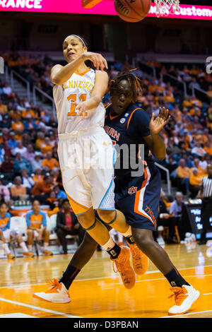 Knoxville, Tennessee, USA. 21st February 2013. guard Taber Spani #13 of ...