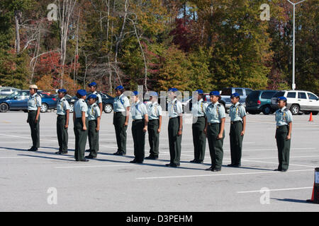 Army JROTC Female Drill Competition Stock Photo - Alamy