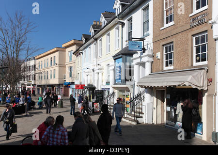 Horsham West Sussex England UK - Historic market town centre Stock ...