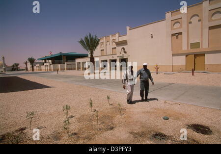 Residential and admin buildings in Shaybah where Saudi Aramco has ...