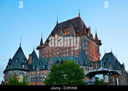 The Chateau Frontenac at night Stock Photo - Alamy