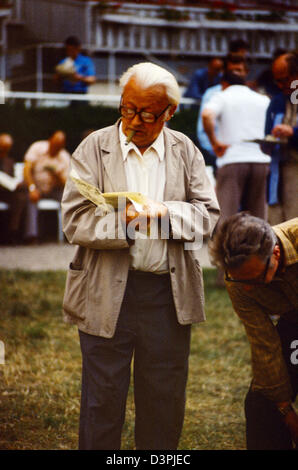 Berlin, Germany, man smoking a cigar Stock Photo - Alamy