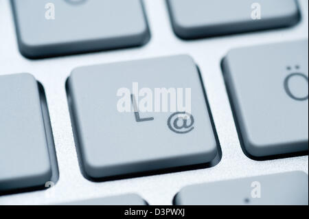 Hamburg, Germany, the at sign on a keyboard Stock Photo - Alamy
