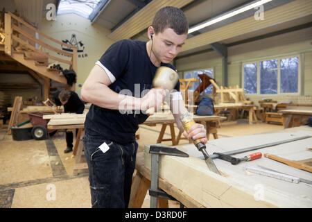 Berlin, Germany, artisan carpentry training at the Berlin Lehrbauhof ...
