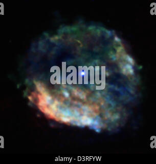 Supernova remnant RCW 103, X-ray image. This cloud of gas and dust is ...