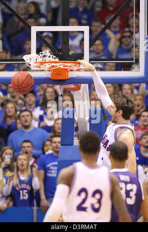 Lawrence, KS, USA. 23rd Feb, 2013...Mark Weaver/Cal Sport Media Stock ...