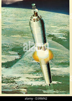 This photograph depicts the Centaur rocket during its phase testing at ...
