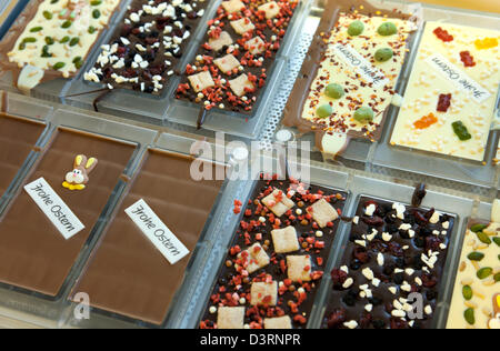Berlin, Germany, different decorated chocolate bars from Chocri Stock ...