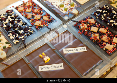 Berlin, Germany, different decorated chocolate bars from Chocri Stock ...