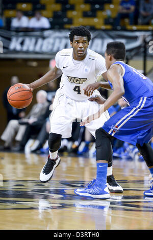 Orlando, USA. 23rd Feb, 2013. UCF dance team KnightMoves perform during ...