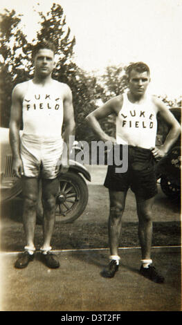 Testing airplane engines during World War I Stock Photo - Alamy