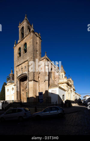 Utrera, Spain, the church of Santiago el Mayor, interior Stock Photo ...
