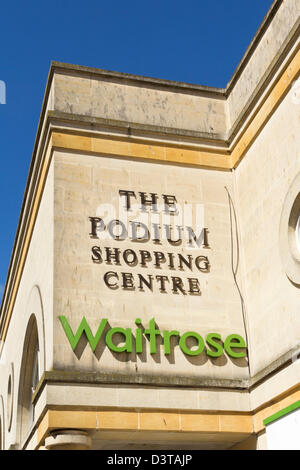 The Podium Building a Waitrose Supermarket in Bath city centre England ...