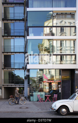 Old building, new building, Helmholtzplatz, Prenzlauer Berg, Berlin ...
