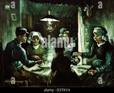 Vincent van Gogh, The Potato Eaters. 1885. Realism. Oil on canvas. Van ...