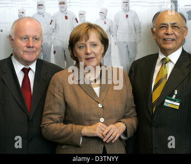 Milbradt and Merkel Stock Photo - Alamy