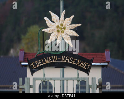 The picture shows the Edelweiss barracks in Mittenwald, Germany, Monday ...