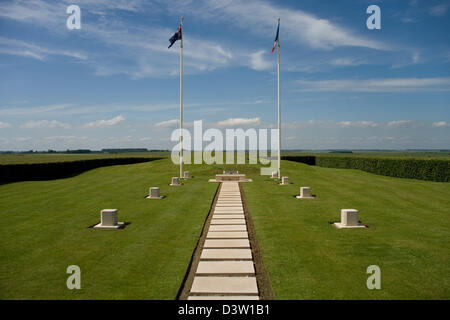Australian Memorial at Pozieres Windmill on the Somme remembering the ...