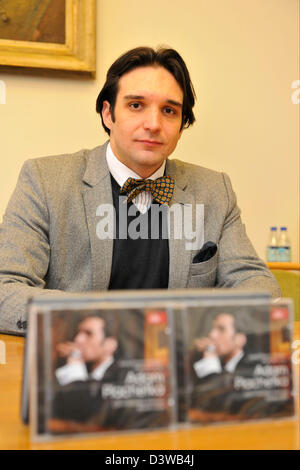 Brno, Czech Republic. 25th February 2013. Conductor Roman Valek (left ...