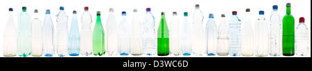 Different types of bottled mineral and table waters Stock Photo - Alamy