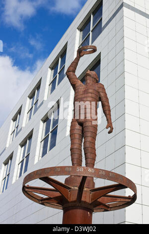 Questacon Astronomer sculpture, Canberra, ACT, Australia Stock Photo ...